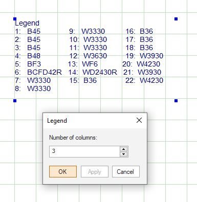 Editing the legend – Design