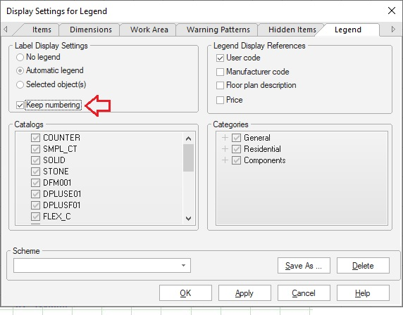Editing the legend – Design