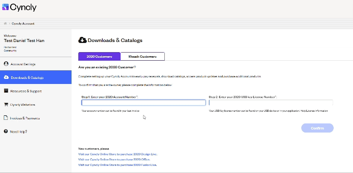 Link your Cyncly account with existing customer information – Design