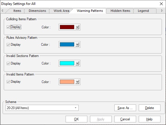 Removing warning patterns – Design