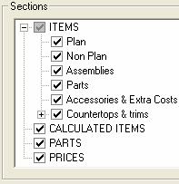 Show/hide and filtering of the item list – Design